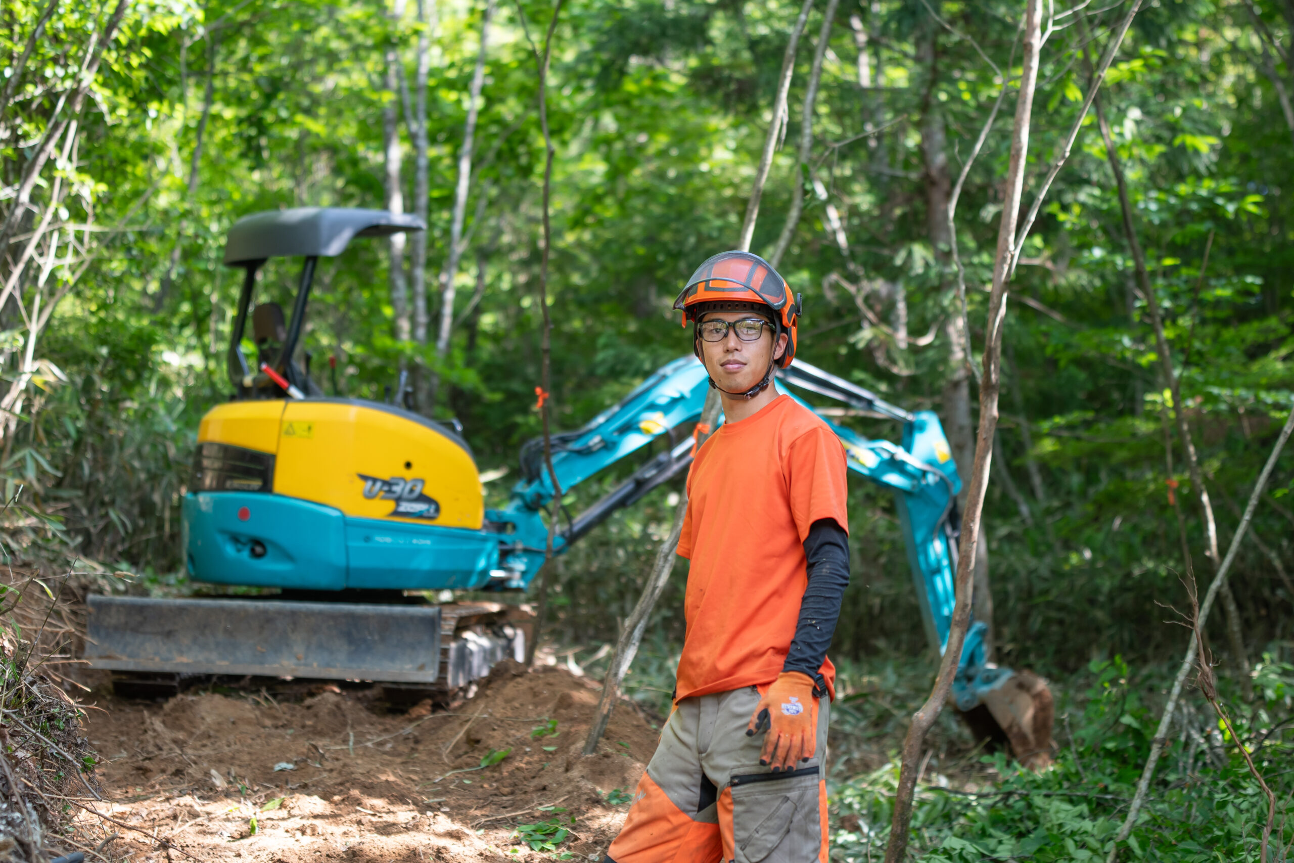 北広島町壬生で公園の作道にあたっています。 - FOREST WORKER